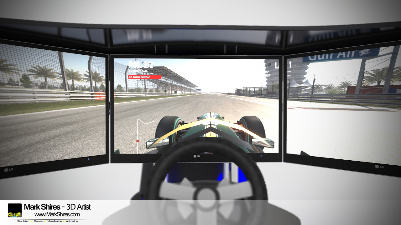 Mark Shires - 3D Artist: VRX iMotion Simulator - 3D Visualisation