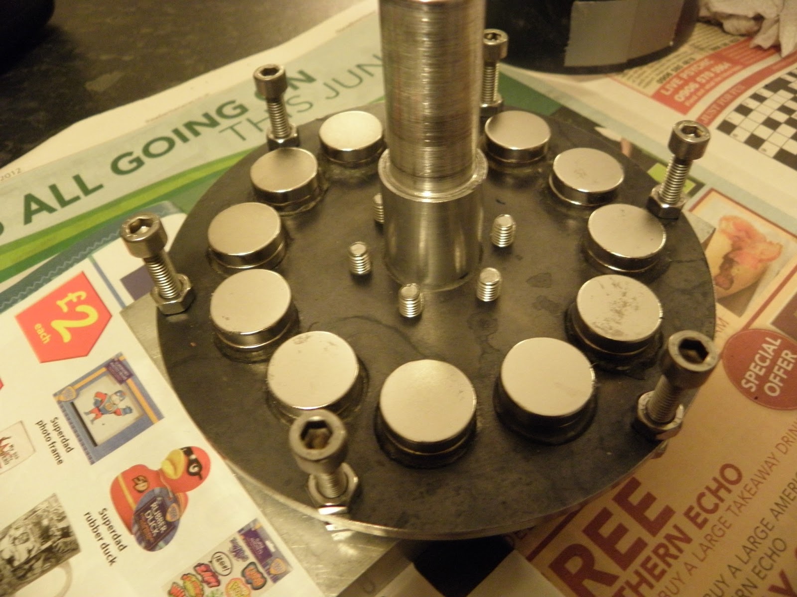 where eagles fear to perch: Homemade Axial Flux Generator - Part 1 ...