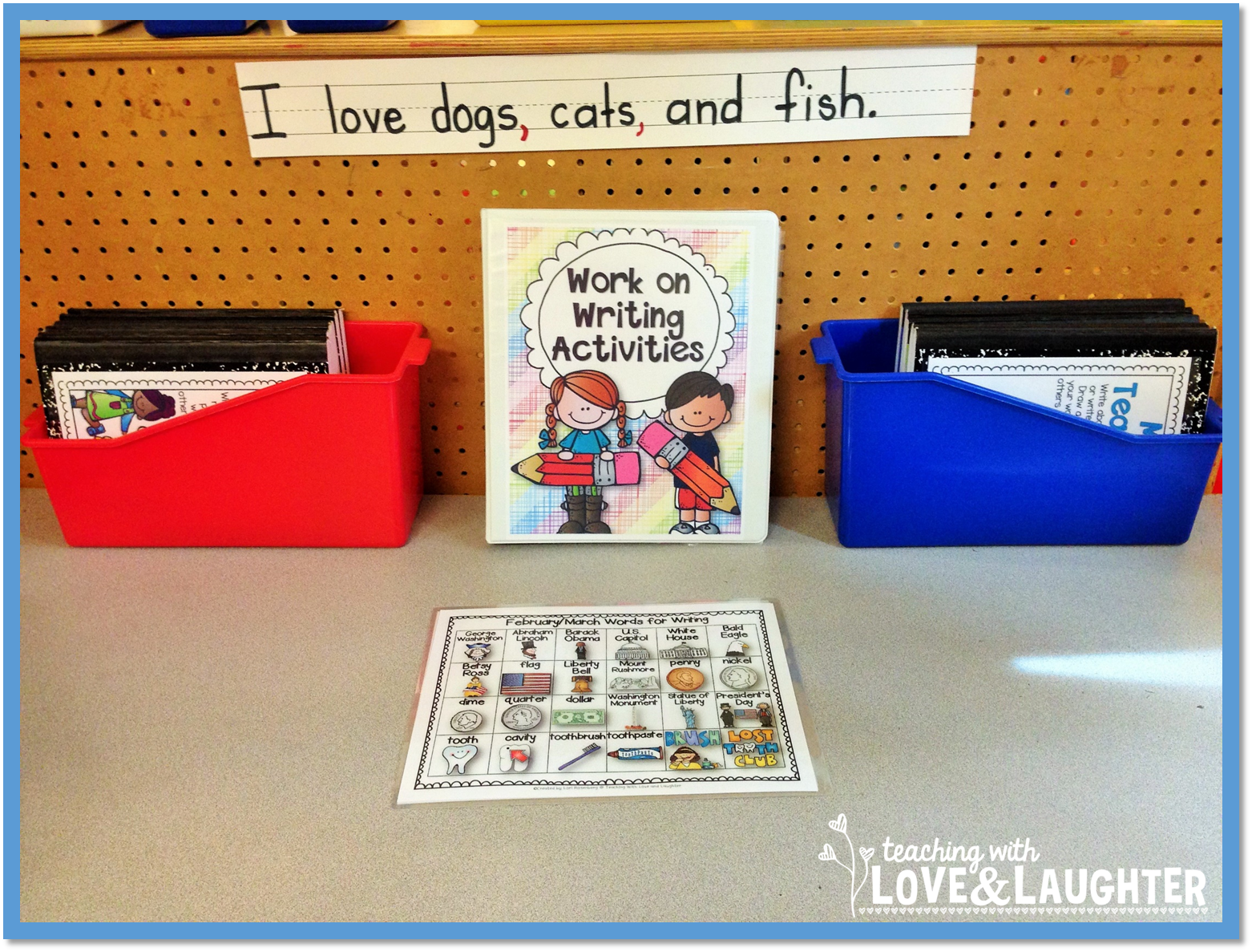 Teaching With Love and Laughter: Work on Writing...for the whole year ...