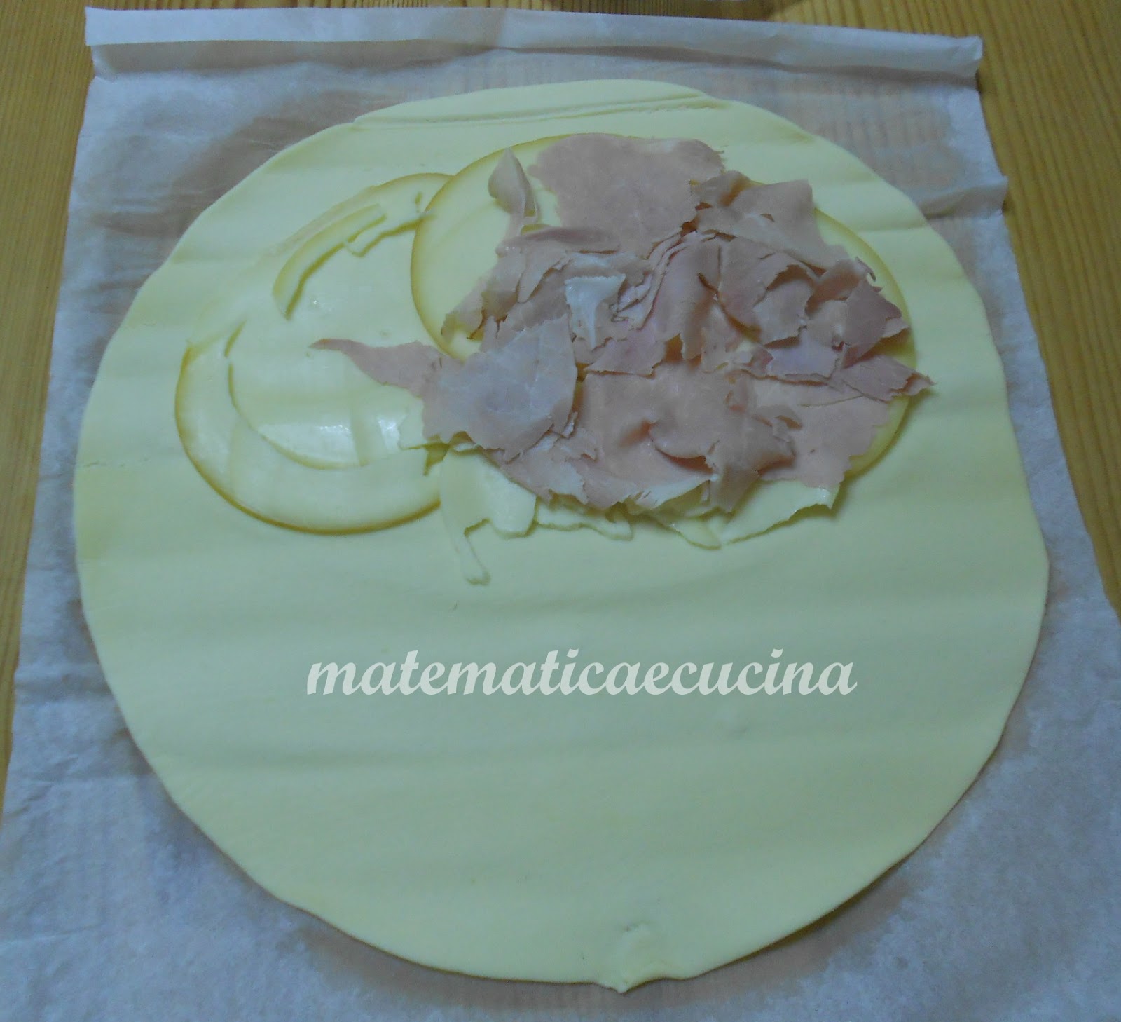 m@tematicaecucina: Focaccia con Formaggio Filato e Prosciutto Cotto