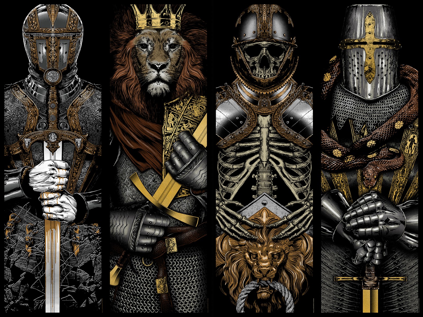 INSIDE THE ROCK POSTER FRAME BLOG: Anthony Petrie A Warrior's Dreams ...