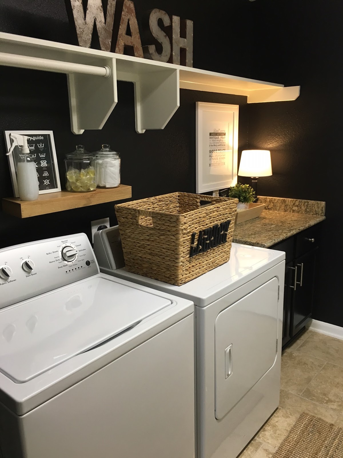 Faith, Football, and Fairy Tales: {SUYL Home Tour: Laundry Room}