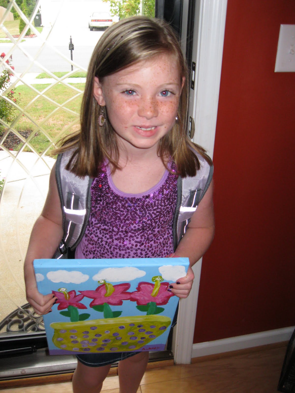 The Gray's Polliwogs: First day of 2nd Grade...