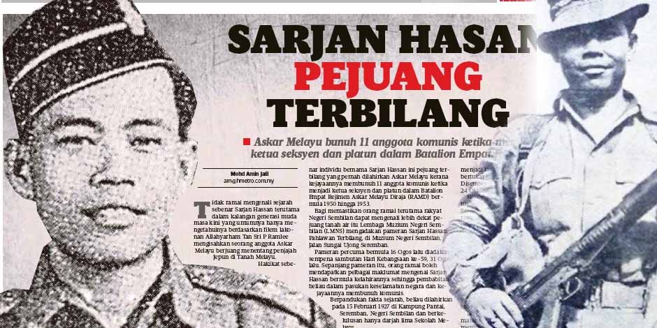 Sarjan Hassan Pahlawan Melayu Yang Hebat