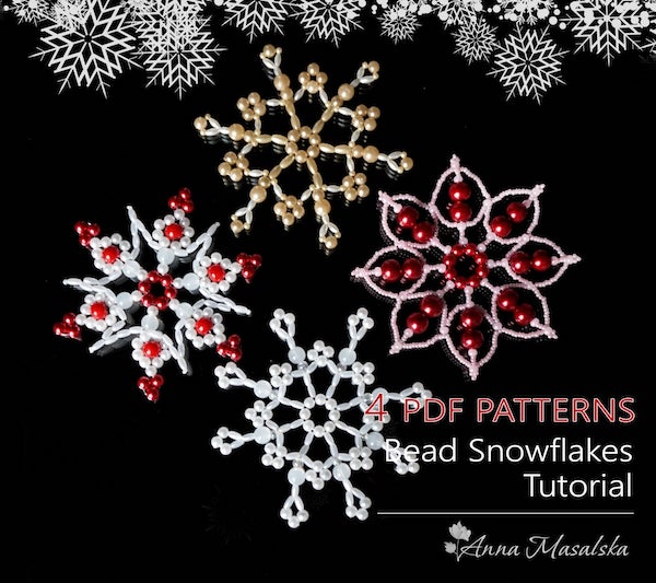 5 Quick To Make Beaded Christmas Ornaments Tutorials! / The Beading Gem