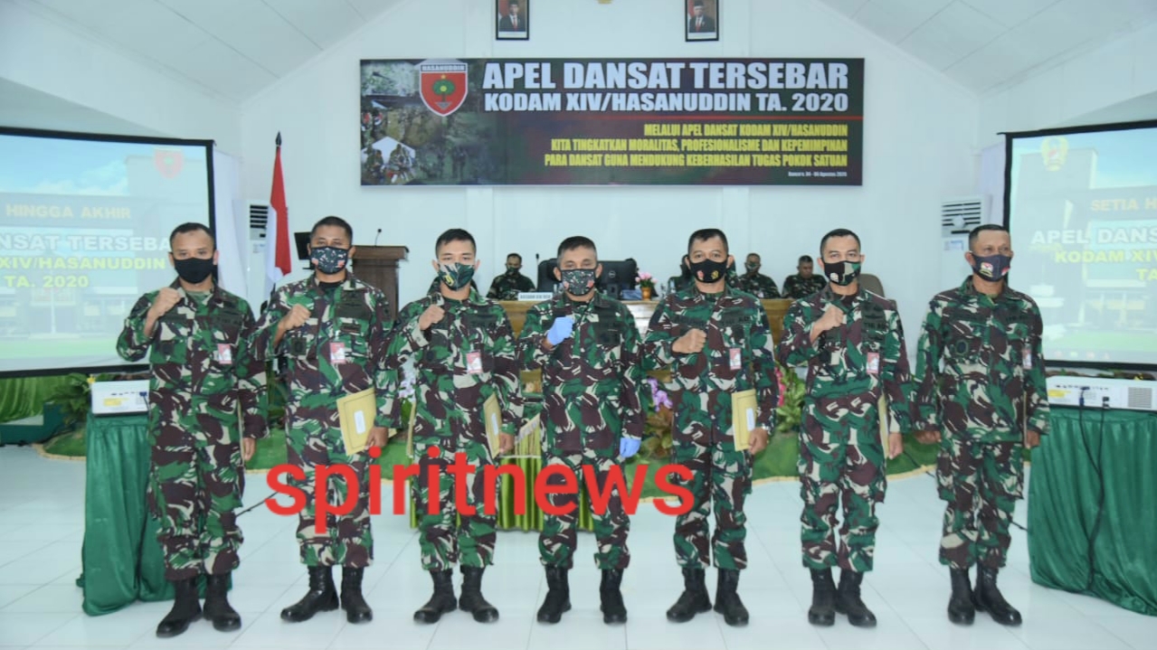 Apel Dansat Tersebar Kodam Hasanuddin Resmi Ditutup