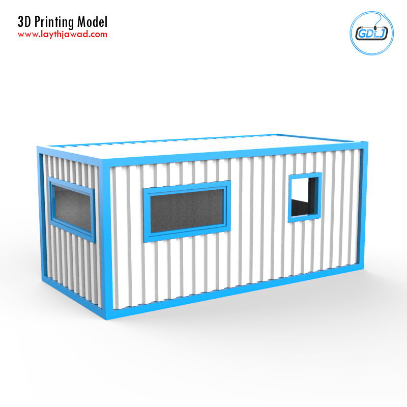 Container House 3D Printing Model | Layth Jawad