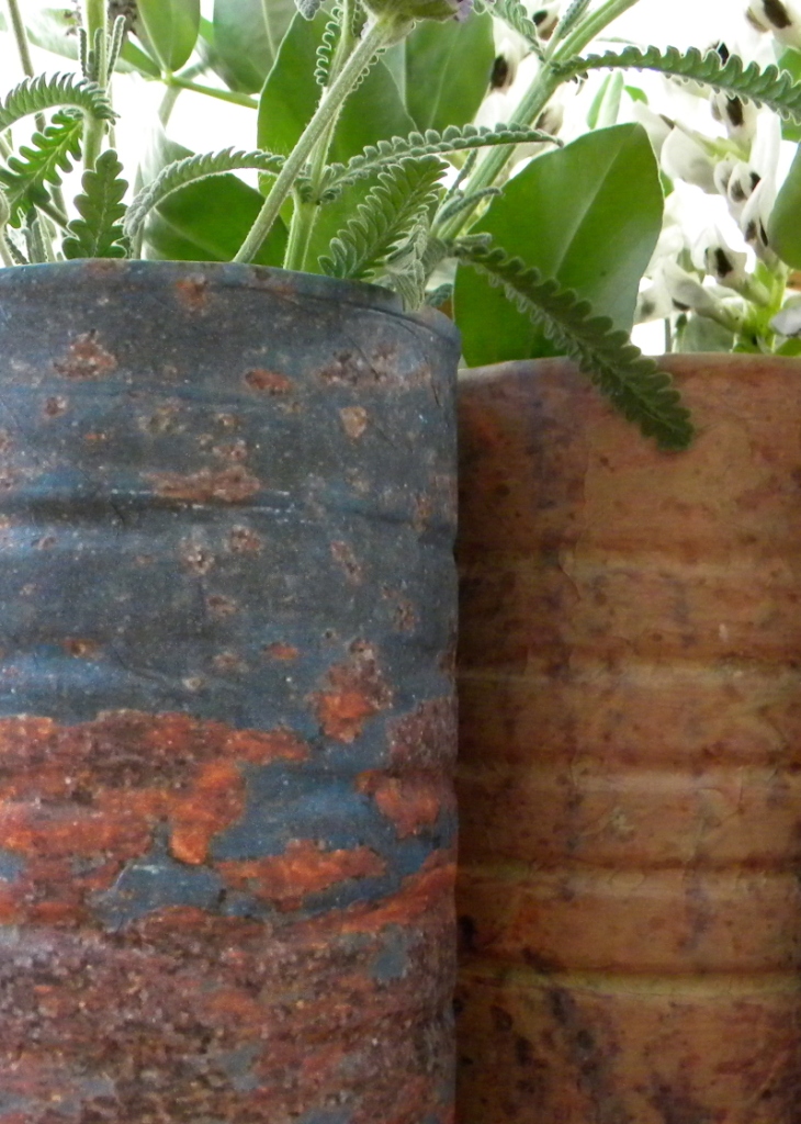 homework: Upcycling: faux patina