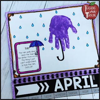 Teaching With Terhune: Handprint Calendar – Student Made Calendar for a ...