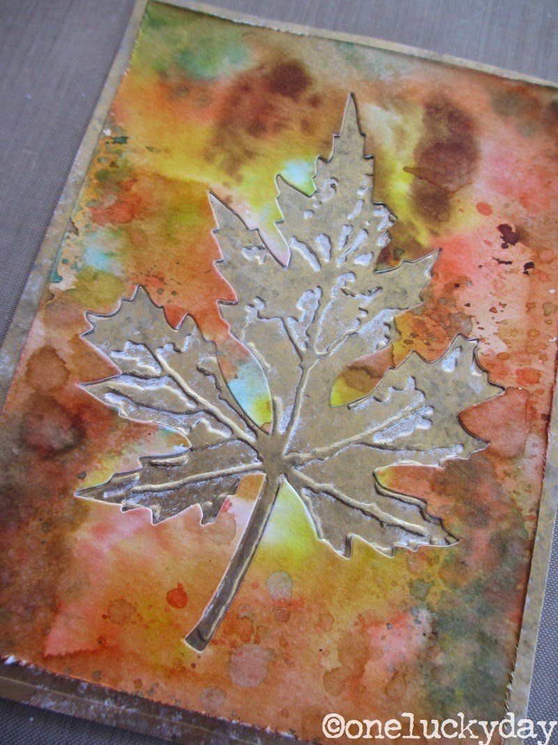 One Lucky Day: Layered Leaf Card