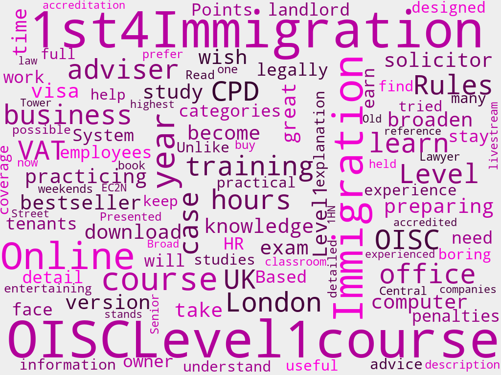 👨‍💻 Self-Study OISC LEVEL 1 Course. CPD 16 Hours. Only £199 + VAT ...