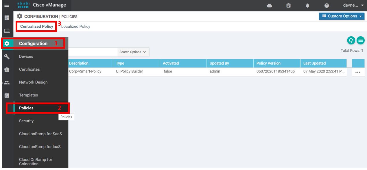 Cisco Viptela SDWAN: Cflowd Traffic Flow Monitoring via vManage - The ...