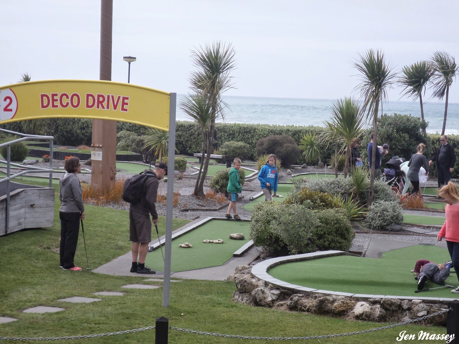 Napier Daily Photo: Mini Golf on Marine Parade