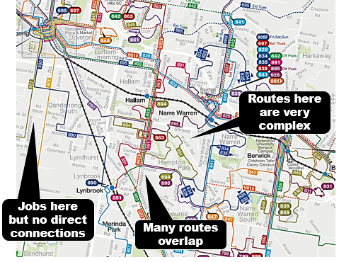 Melbourne on Transit: UN 113: A new bus network for Hampton Park (and more)