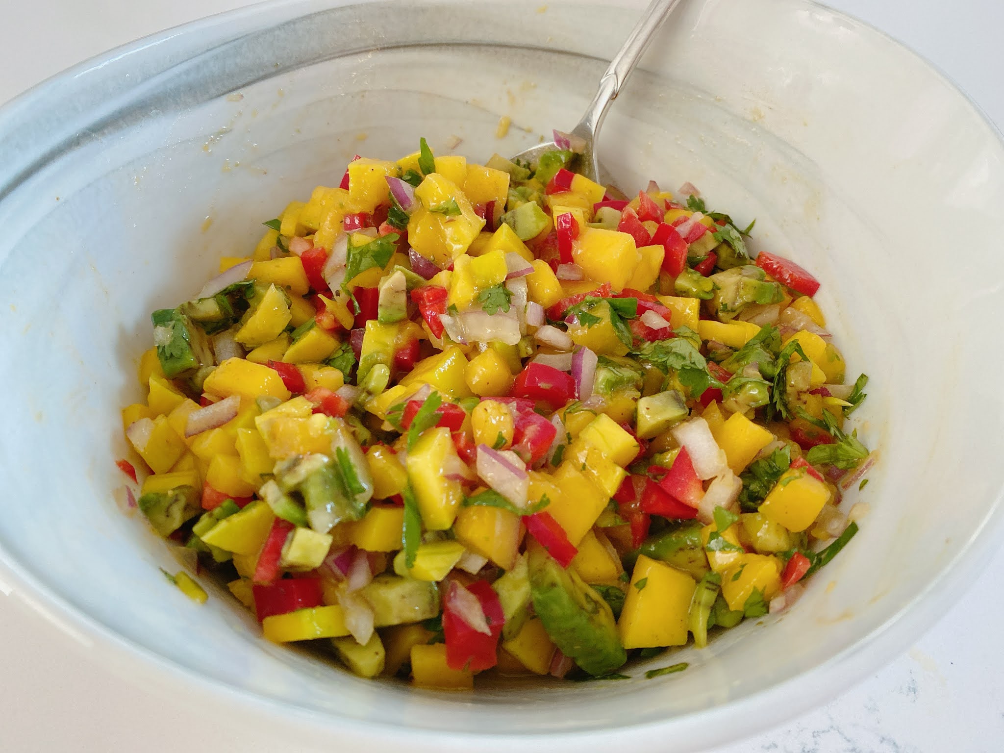 Emo & Cilantro Lime Chicken with Mango Avocado Salsa – Honeybears ...