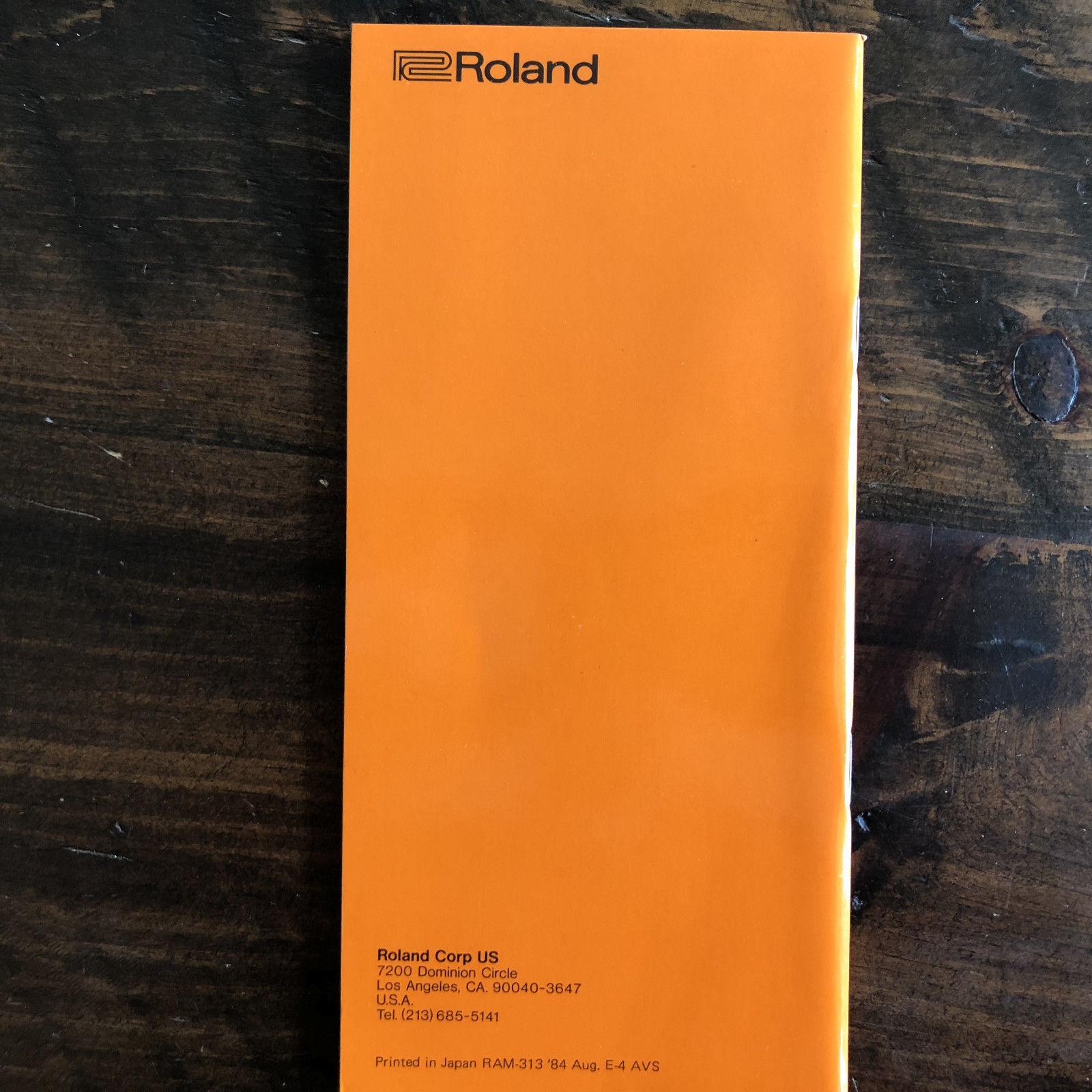 MATRIXSYNTH: 1984 ROLAND Original 74 Page Catalog