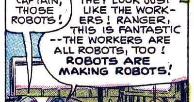 Pappy's Golden Age Comics Blogzine: Number 2394: Captain Video vs A.I.