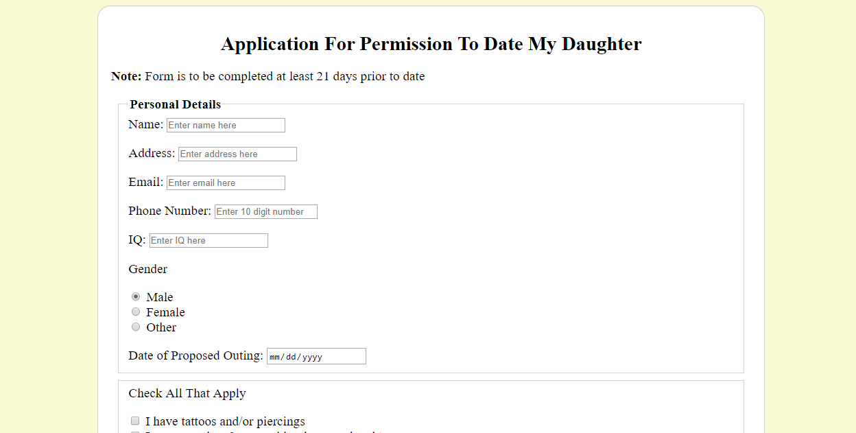 HTML PROJECT Simple templates