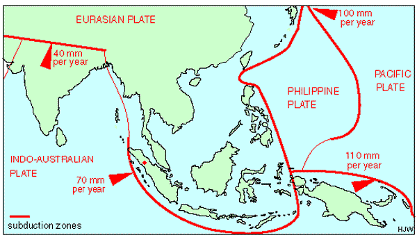 Indonesian Plate Boundaries (week 2)