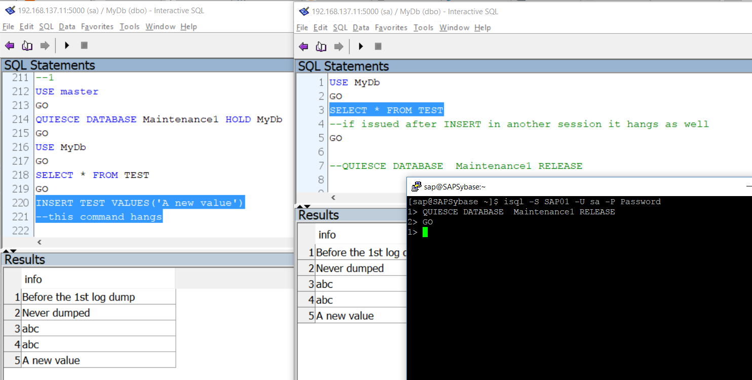 Sybase / SAP Adaptive Server Enterprise: September 2017