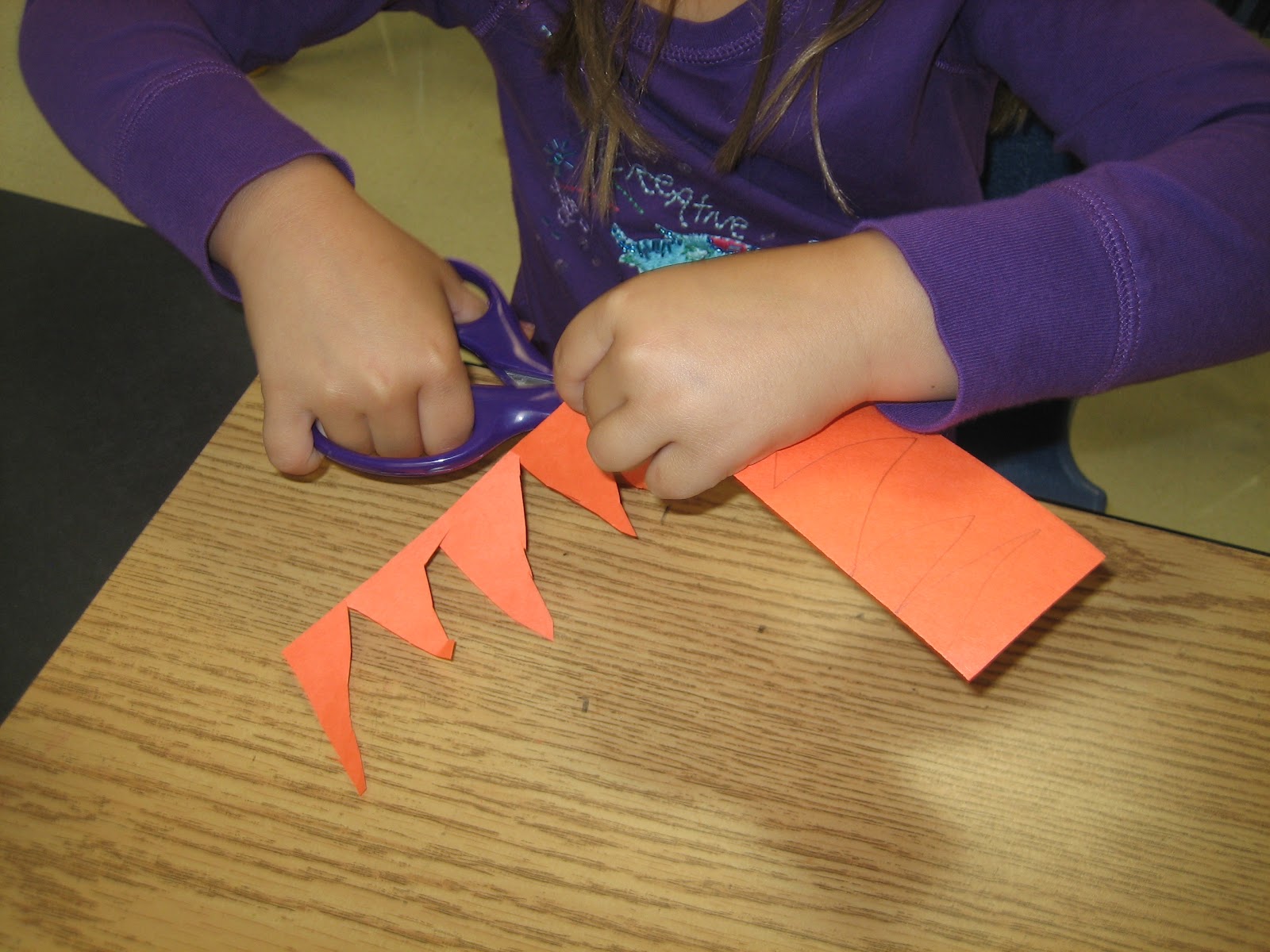 Just Outside the Lines: Kindergarten...Cutting Lines-Project 2