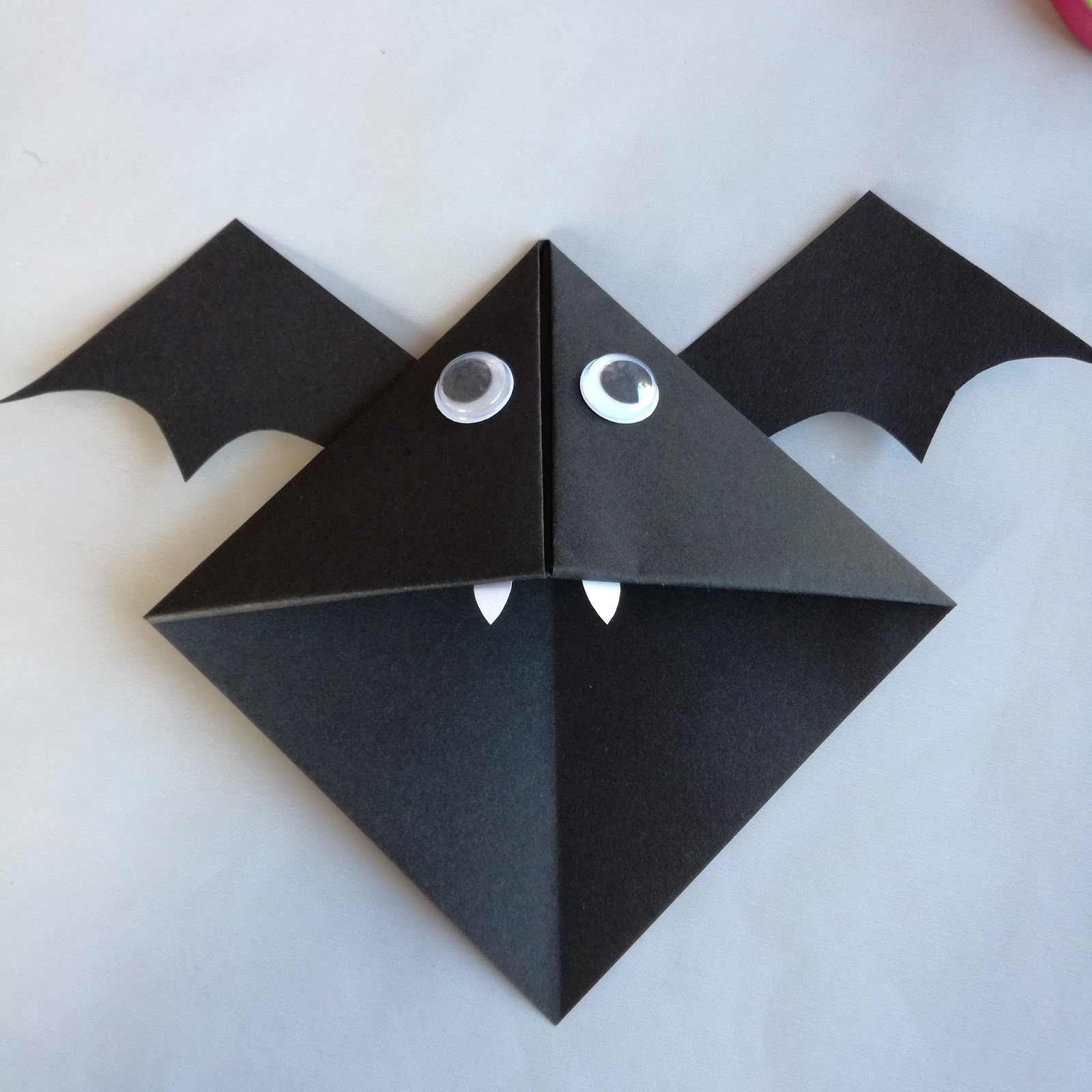Bat bookmark DIY | Halloween