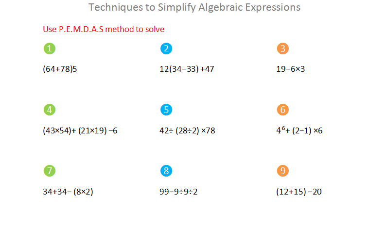 Bro and Sis Math Club: Techniques to Simplify Algebraic Expression