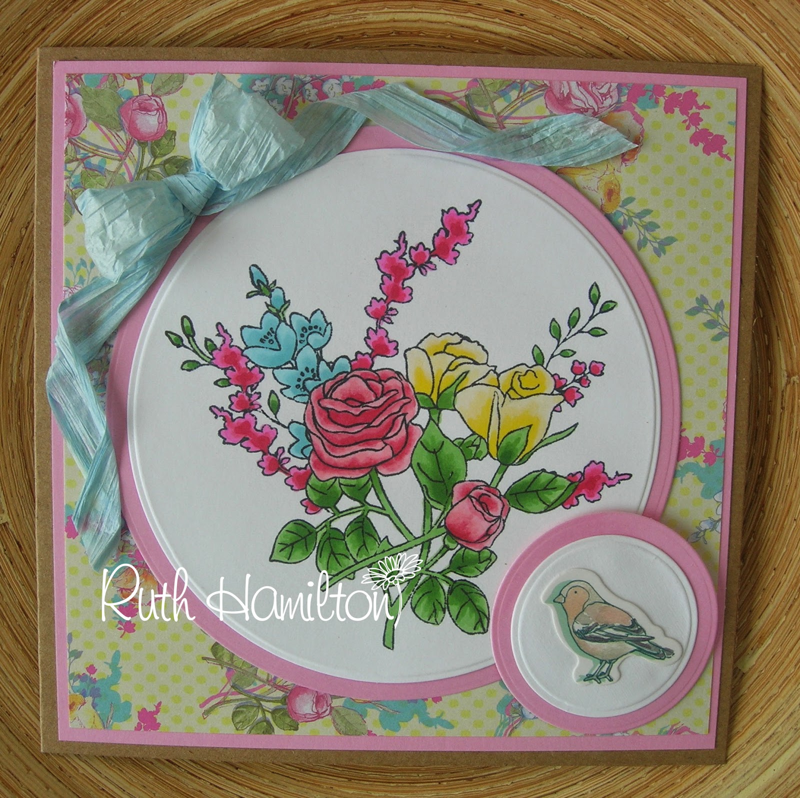 A Passion For Cards: Forget Me Not stamp card project