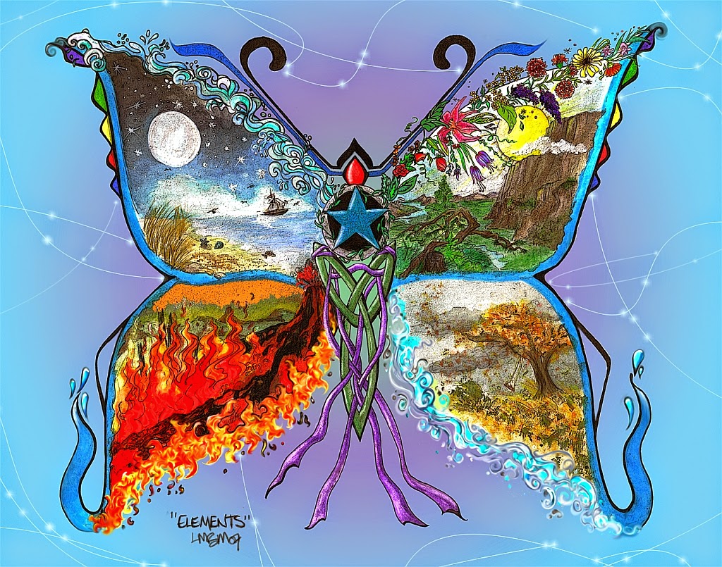 LOS ELEMENTOS: TIERRA, AGUA, FUEGO Y AIRE LUZGITANA