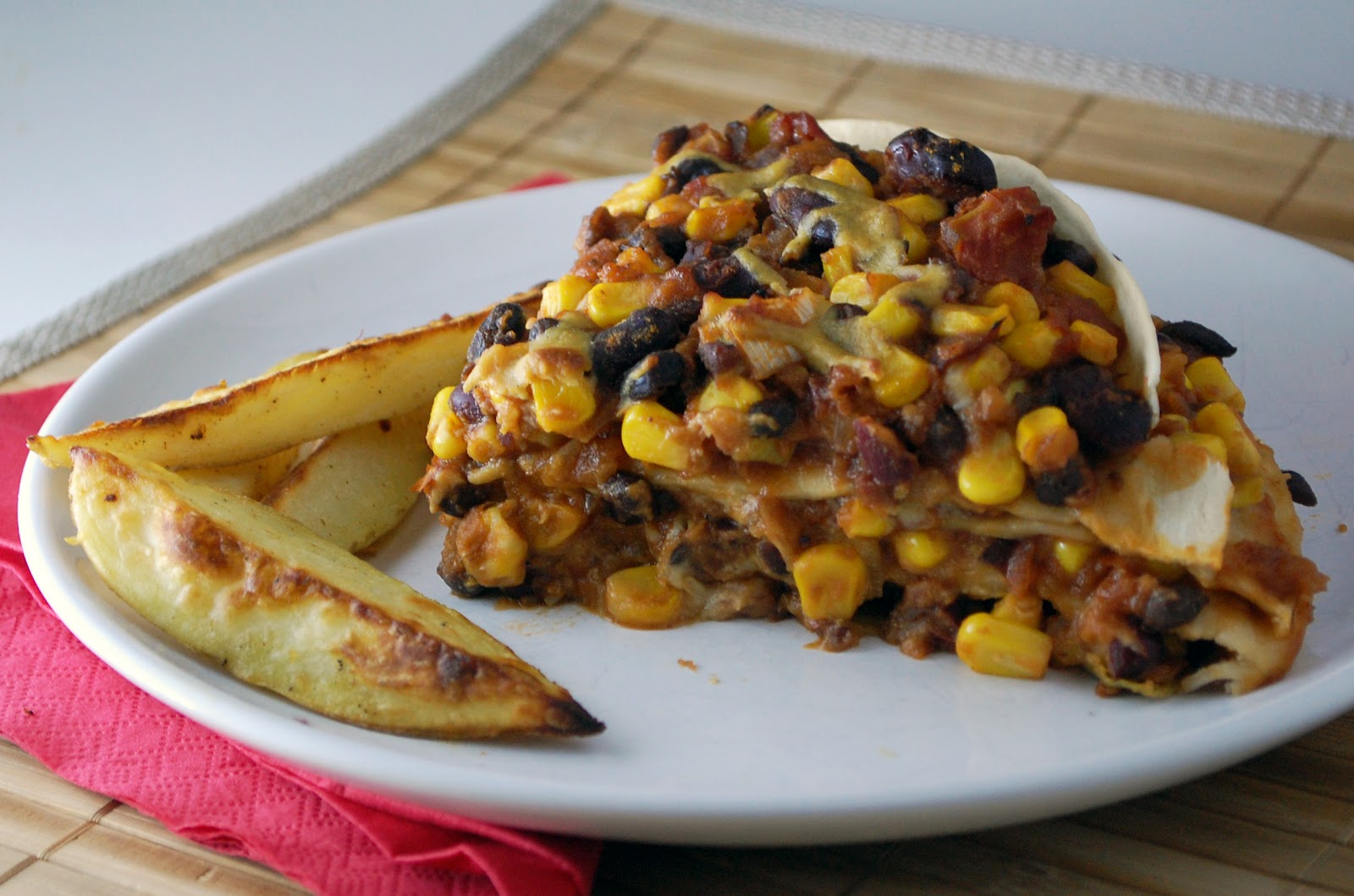 Mexican tortilla stack | including cake