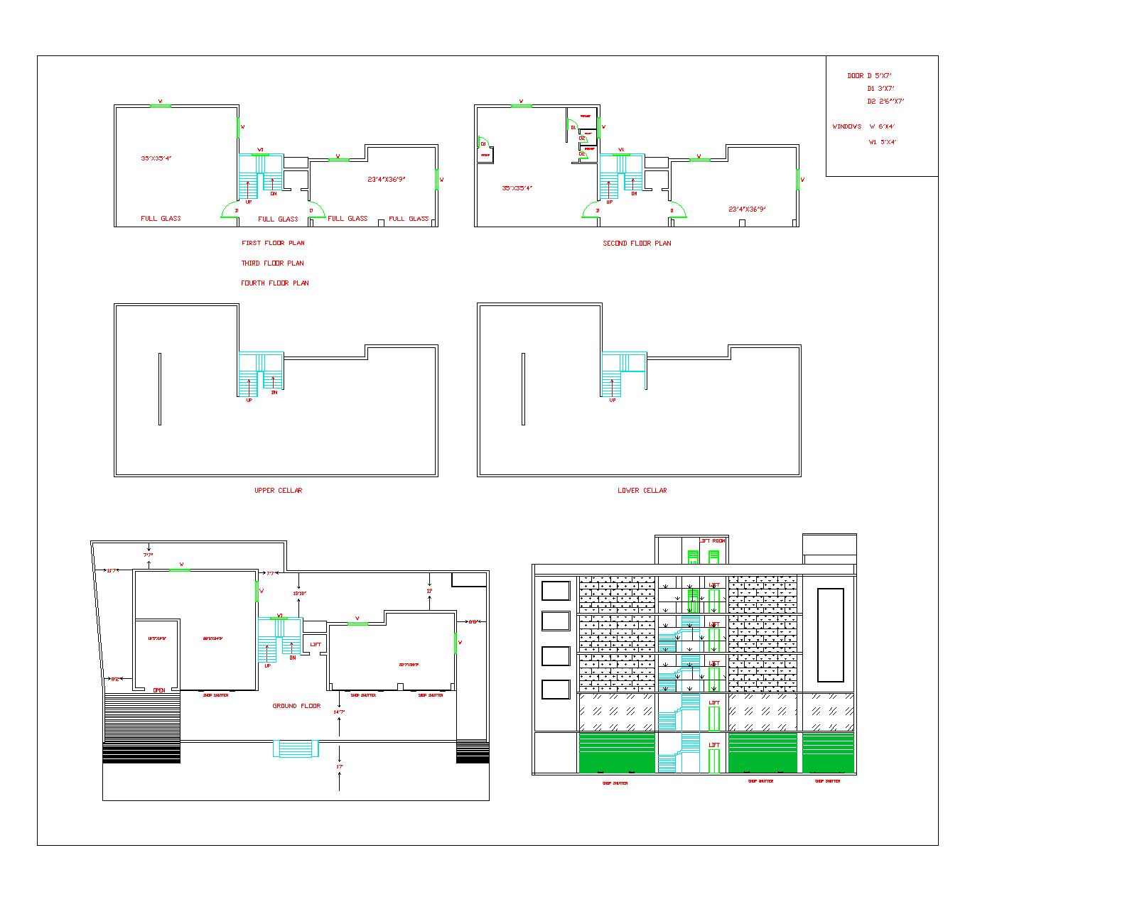 Ansari Architecture Designer Building Drafting & Designing: 2D Plan View