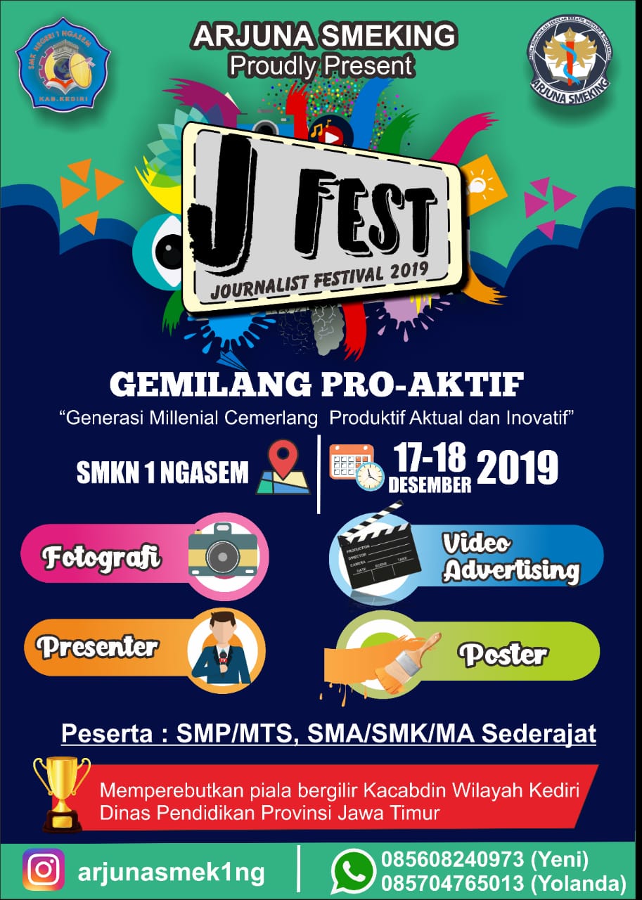 Lomba Fotografi, Video, Poster dan Presenter. Melalui karya jurnalistik
