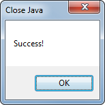 Michael's TechBlog: Close Java AutoIt Script