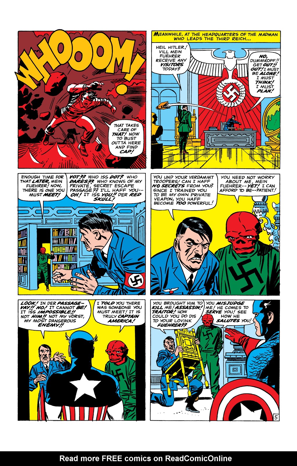 Lest Tyranny Triumph! (TALES OF SUSPENSE #67) Jack Kirby (RED SKULL ...