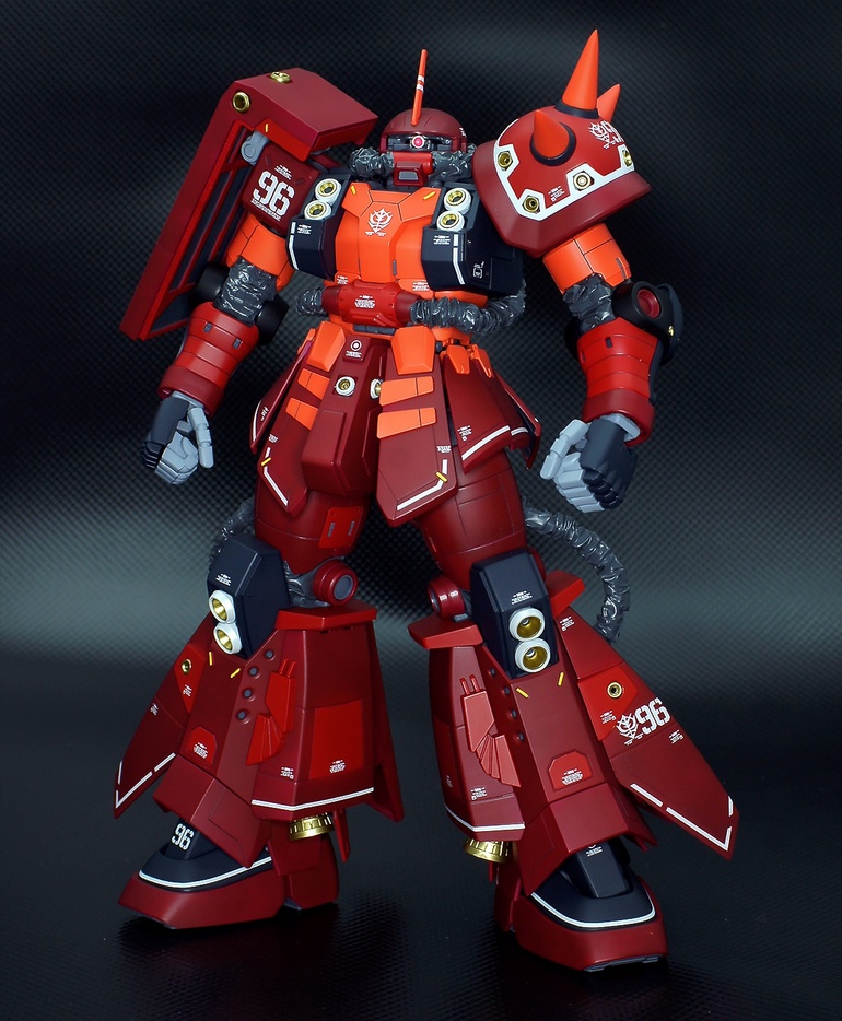 Painted Build: MG 1/100 Psycho Zaku [Gundam Thunderbolt] Ver. Ka