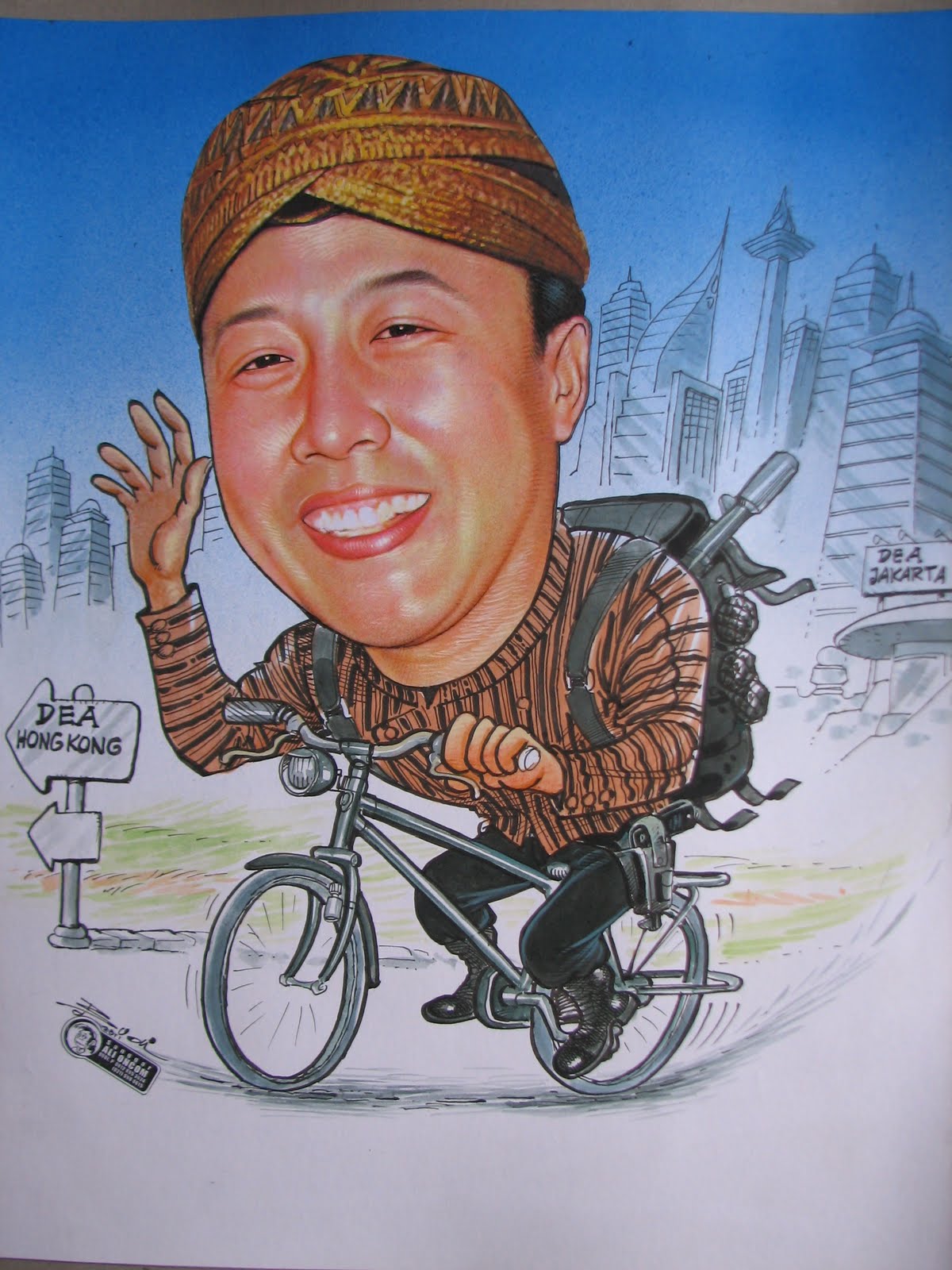 Lukisan Karikatur Ali oncom: GALERy Karikatur