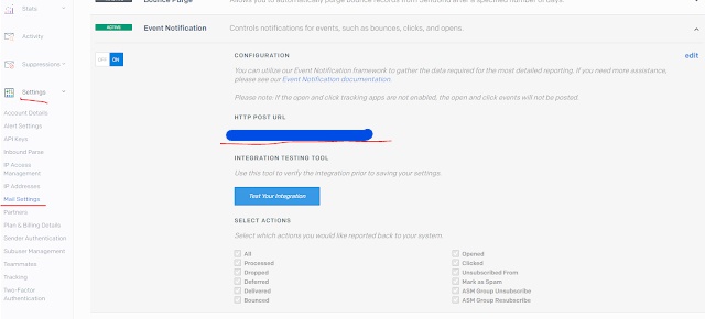 Get Potential Reach of Email campaign By SendGrid Event Notification