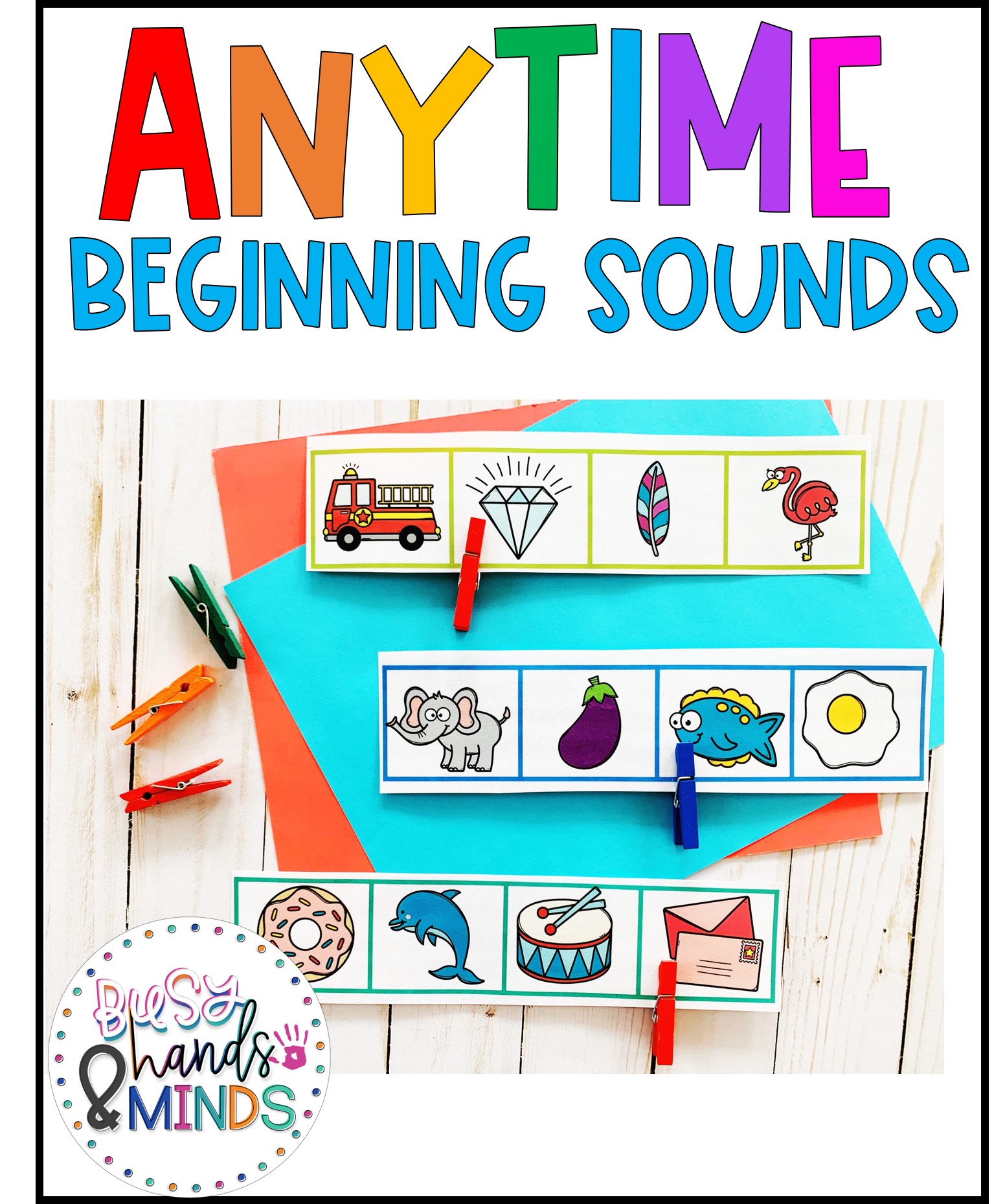 Beginning Sounds Centers and Activities for Preschool, Prek, and ...