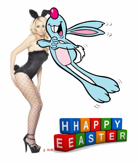 Animated Free Happy Eastersexy Photo Animado Miss April Playmate Animated Images