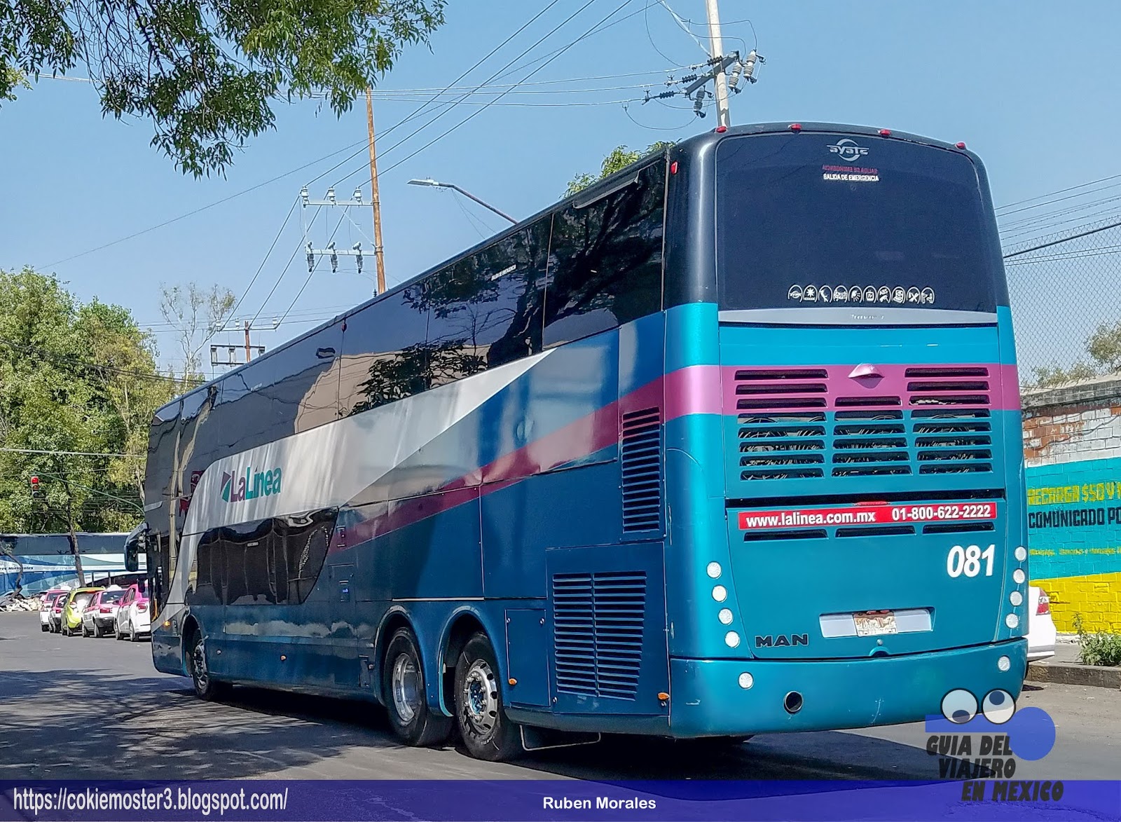 Lineas de autobuses en México con pantallas individuales