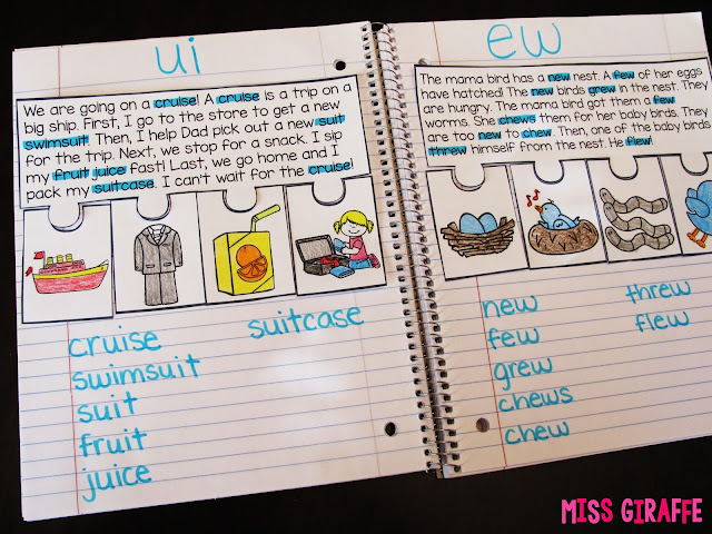 Miss Giraffe's Class: EW UE UI Activities