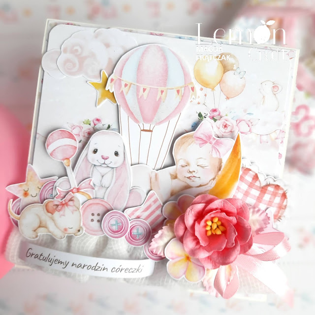 BABY BOOM LemonCraft - dziecięce papiery do scrapbookingu w pastelowych ...