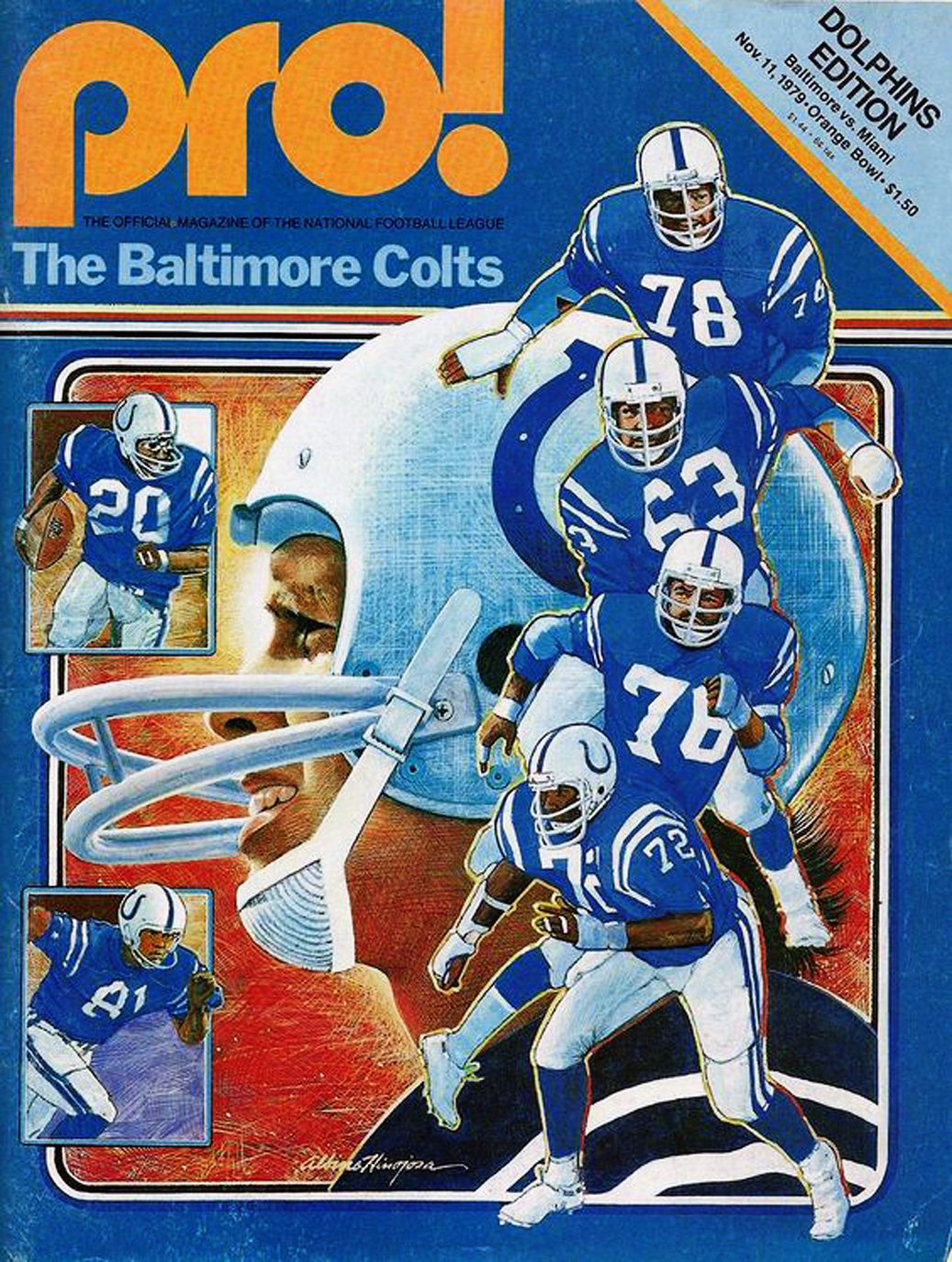 Pro Football Journal Presents: NFL Art: 1979 NFL Game Program Art