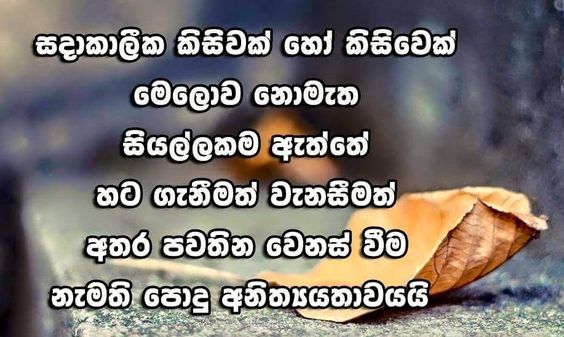 Sinhala motivational quotes | Sinhala motivational wadan | Sinhala ...