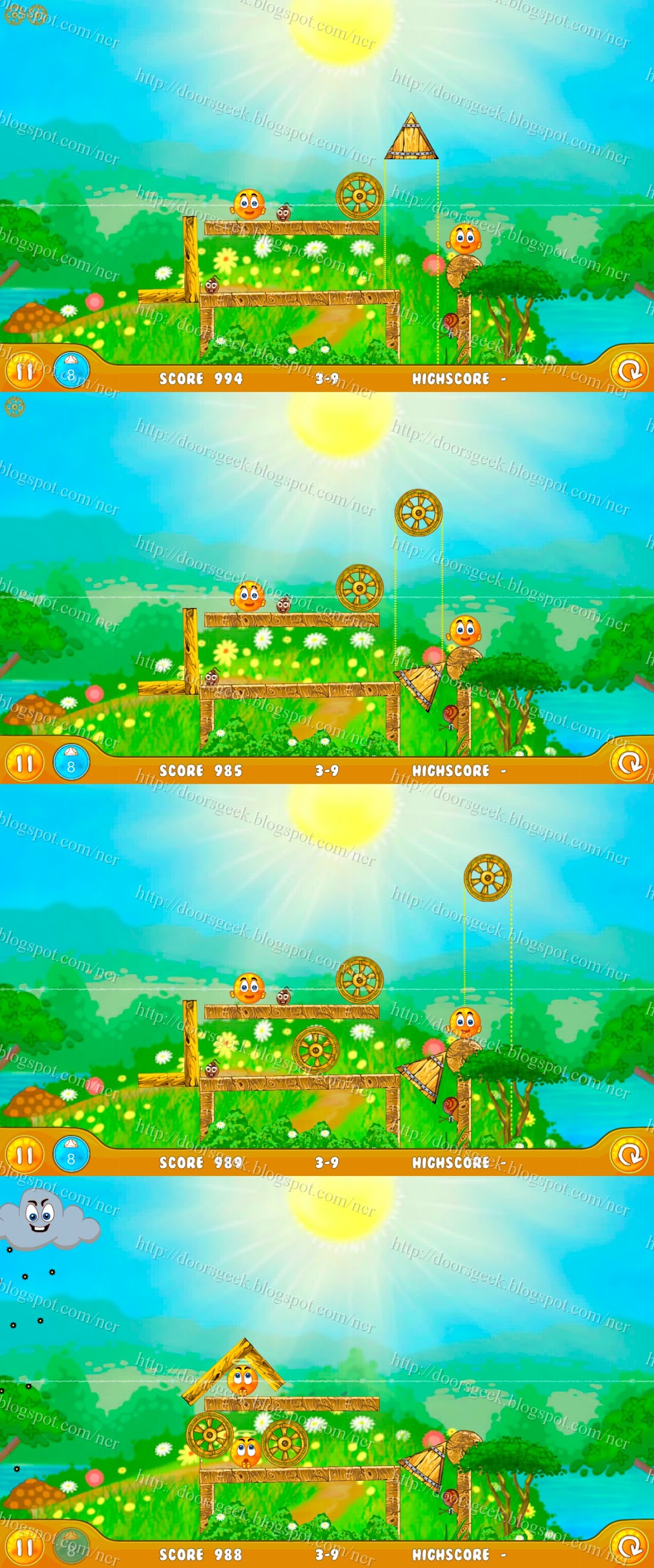 Cover Orange Level 3-9 Solution ~ Doors Geek