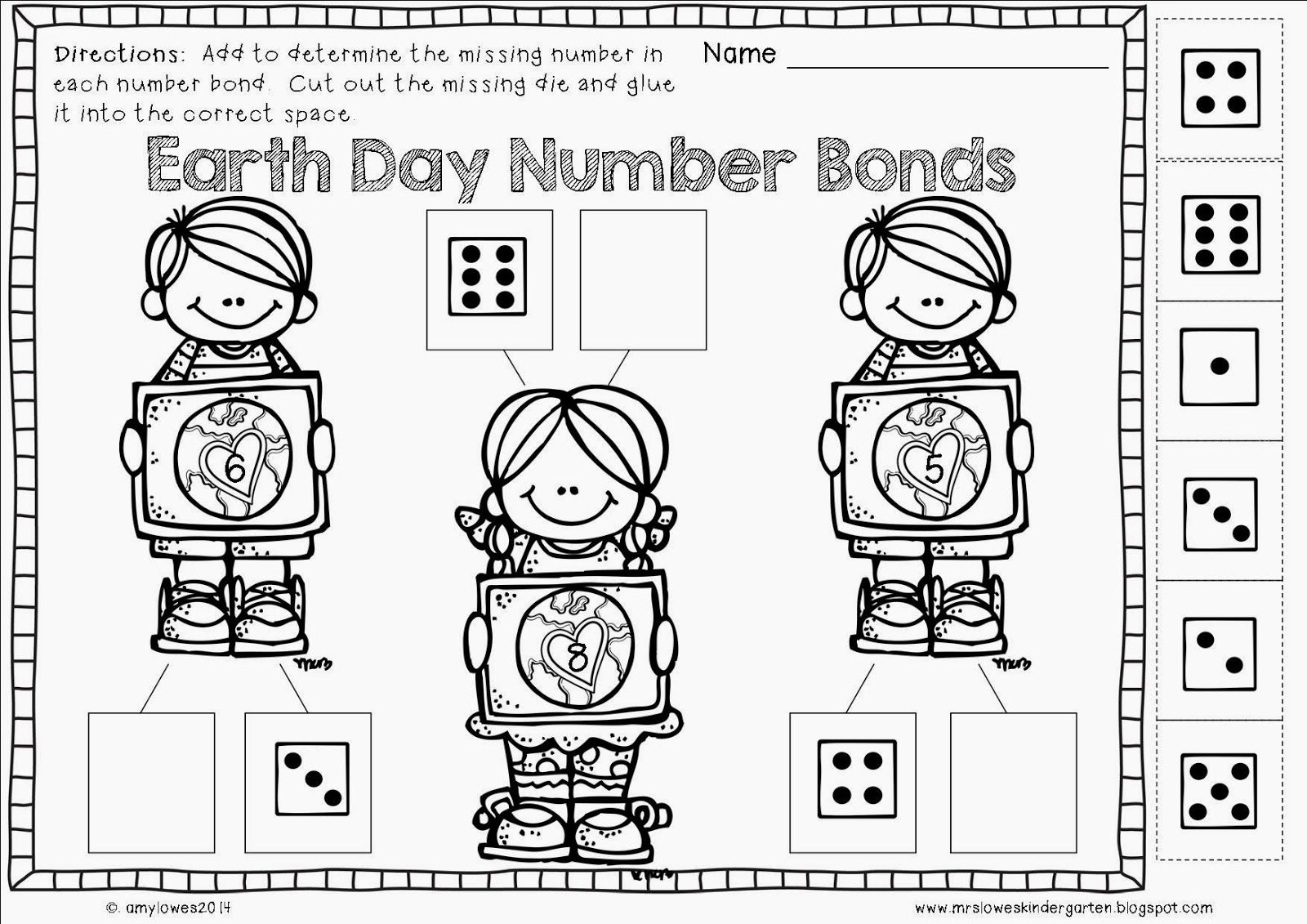 Mrs. Lowes' Kindergarten Korner: No Prep Spring Holiday Math and ...