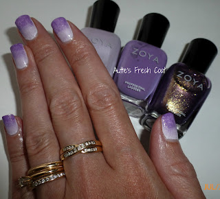 Autte's Fresh Coat!: Purple Gradient with Zoya Marley, Malia and Daul