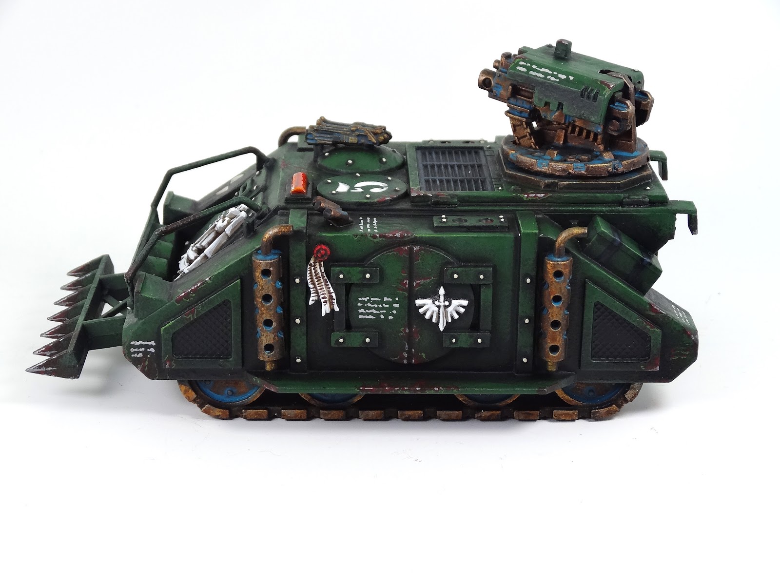 Confessions of a 40k addict: Dark Angels - Tanks - Razorback TO DONE!