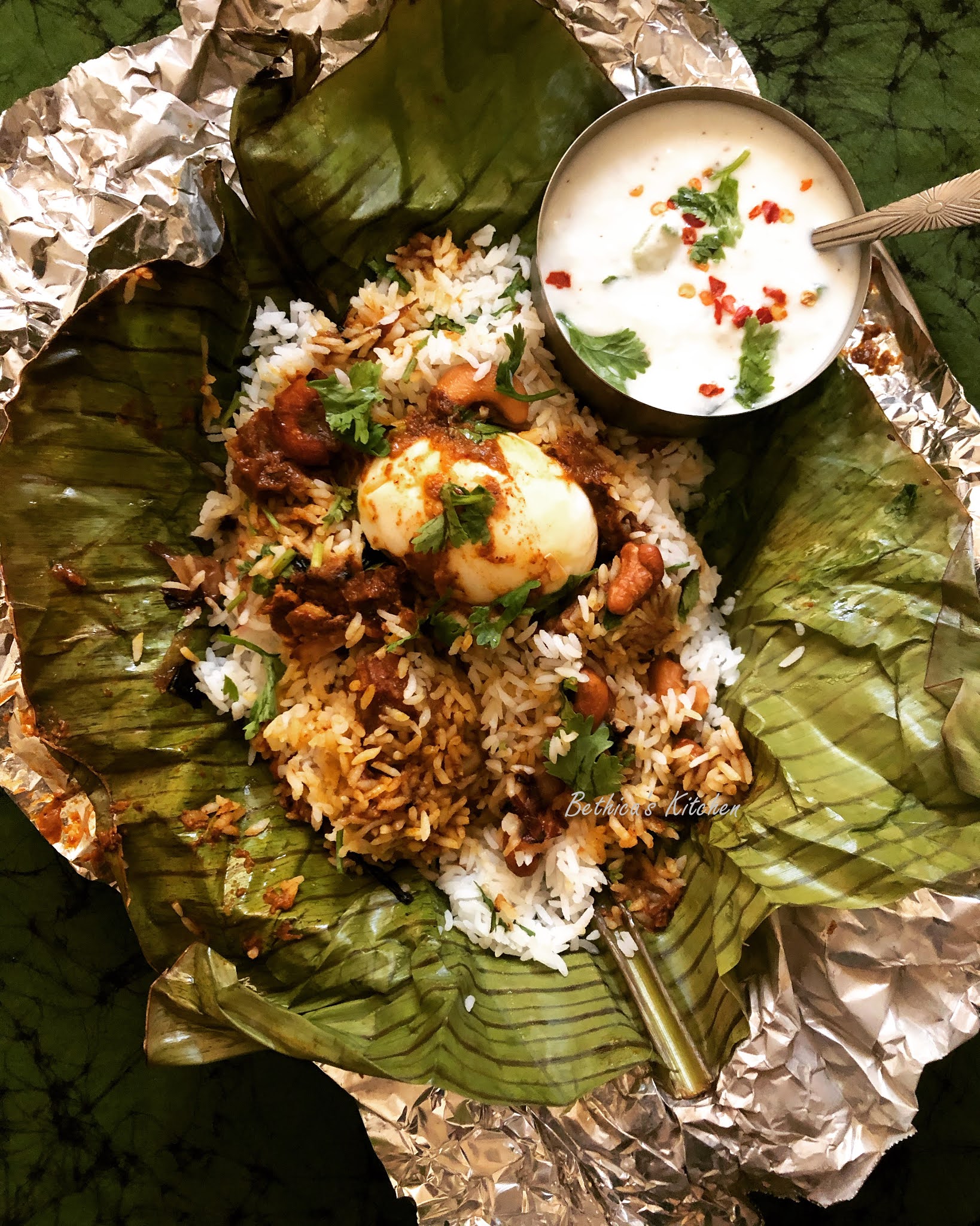 Bethica's Kitchen Flavours: Mutton Pothi Biryani