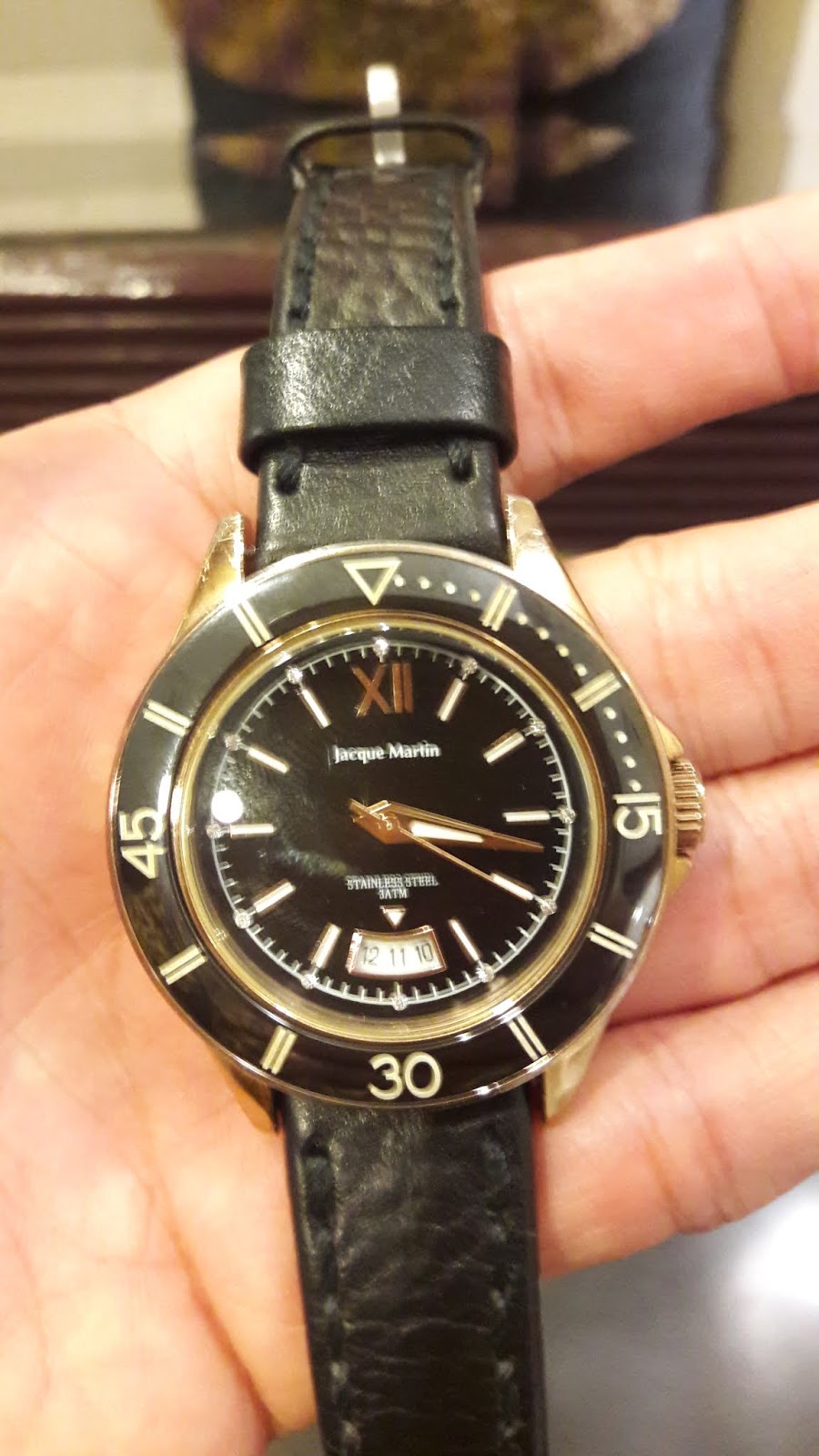 BAKUL JAM: SOLD : JACQUE MARTIN DIVER CERAMIC ROSE GOLD